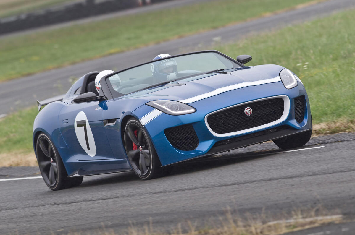 Bolt from the blue: driving Jaguar's Project 7 | Autocar