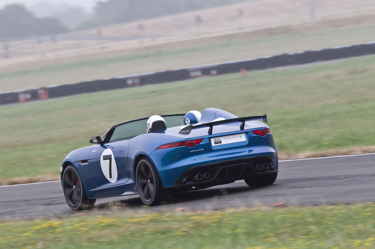 Bolt from the blue: driving Jaguar's Project 7 | Autocar