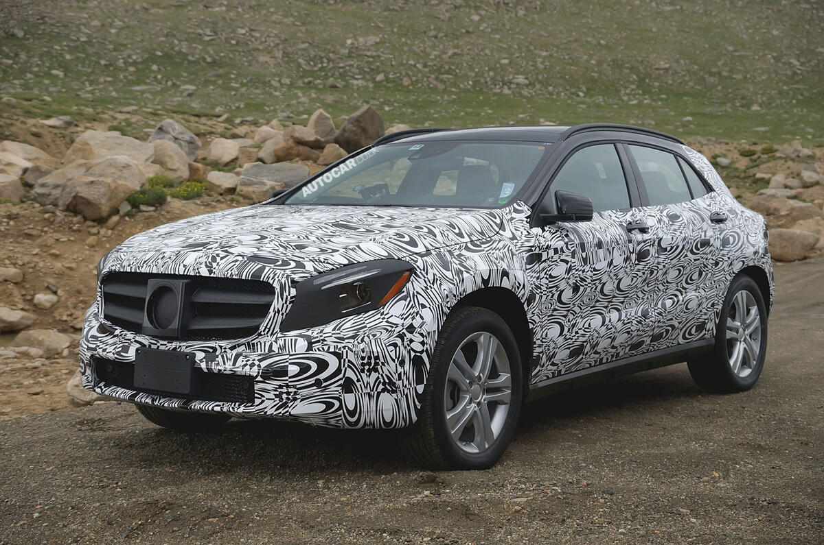2014 Mercedes-Benz GLA - latest spy shots