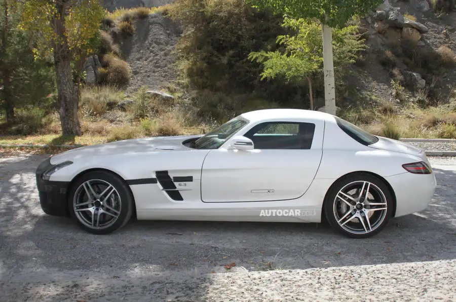 Mercedes SLS AMG tests new engine for 911 rival | Autocar