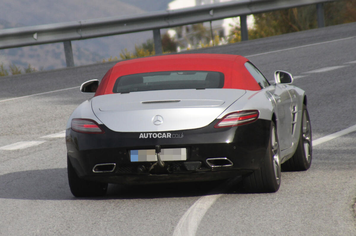 Mercedes SLS AMG tests new engine for 911 rival | Autocar
