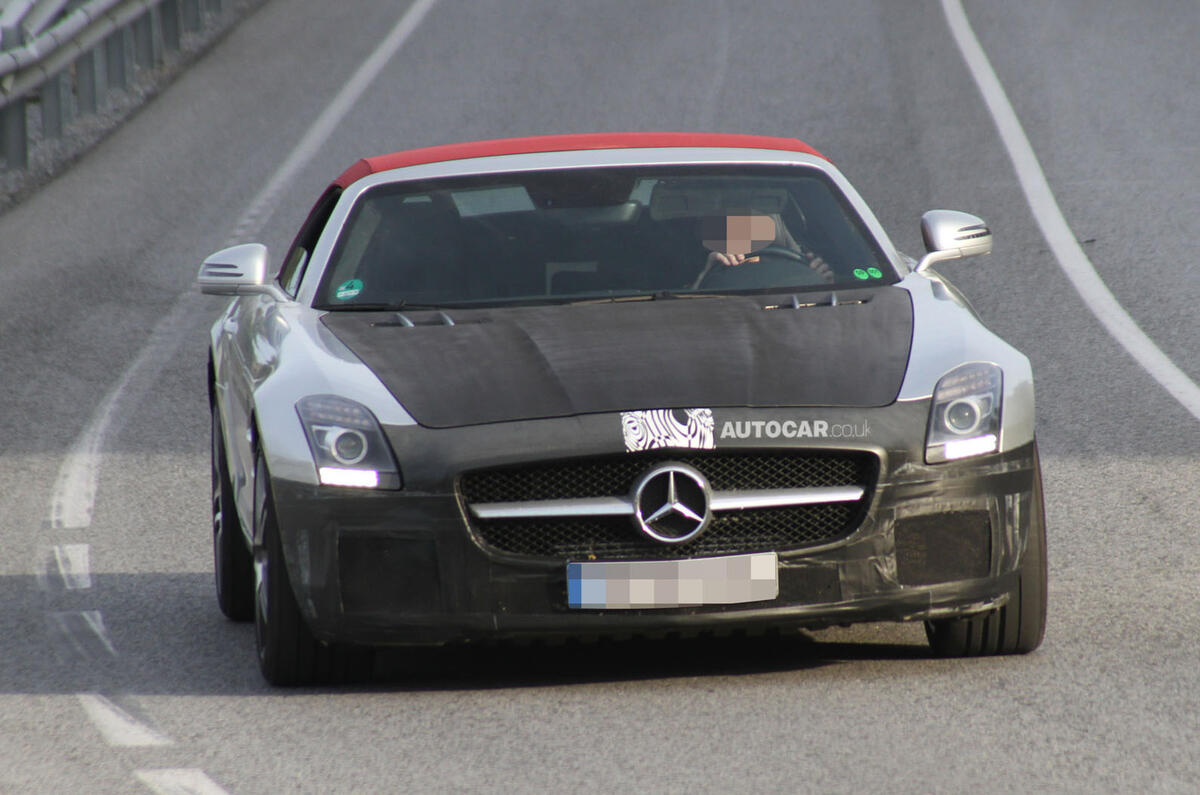 Mercedes SLS AMG tests new engine for 911 rival | Autocar