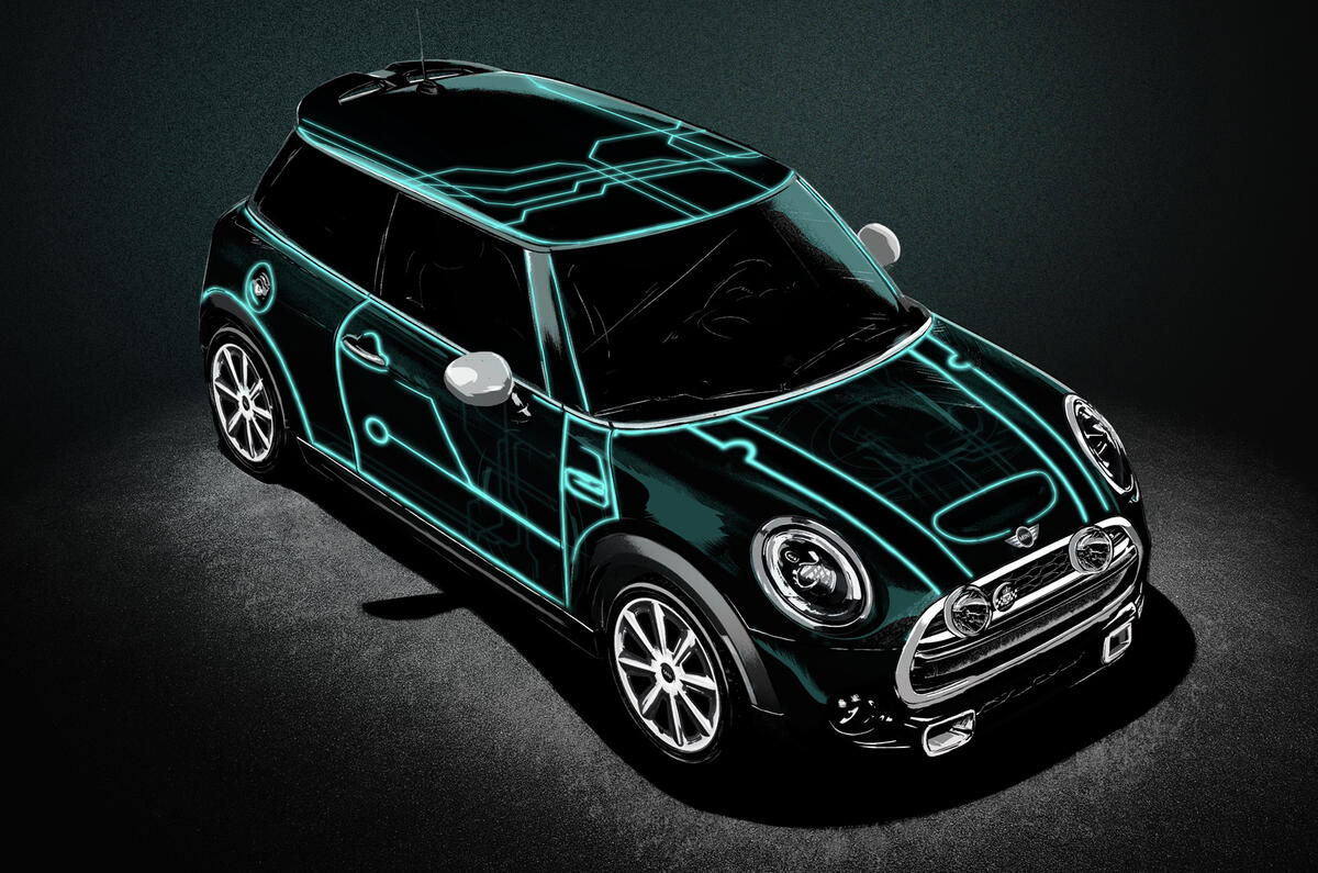 Tron-style design for new Mini art car | Autocar