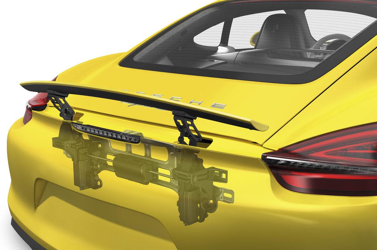 Cutaway drawings highlight Porsche Cayman tech | Autocar