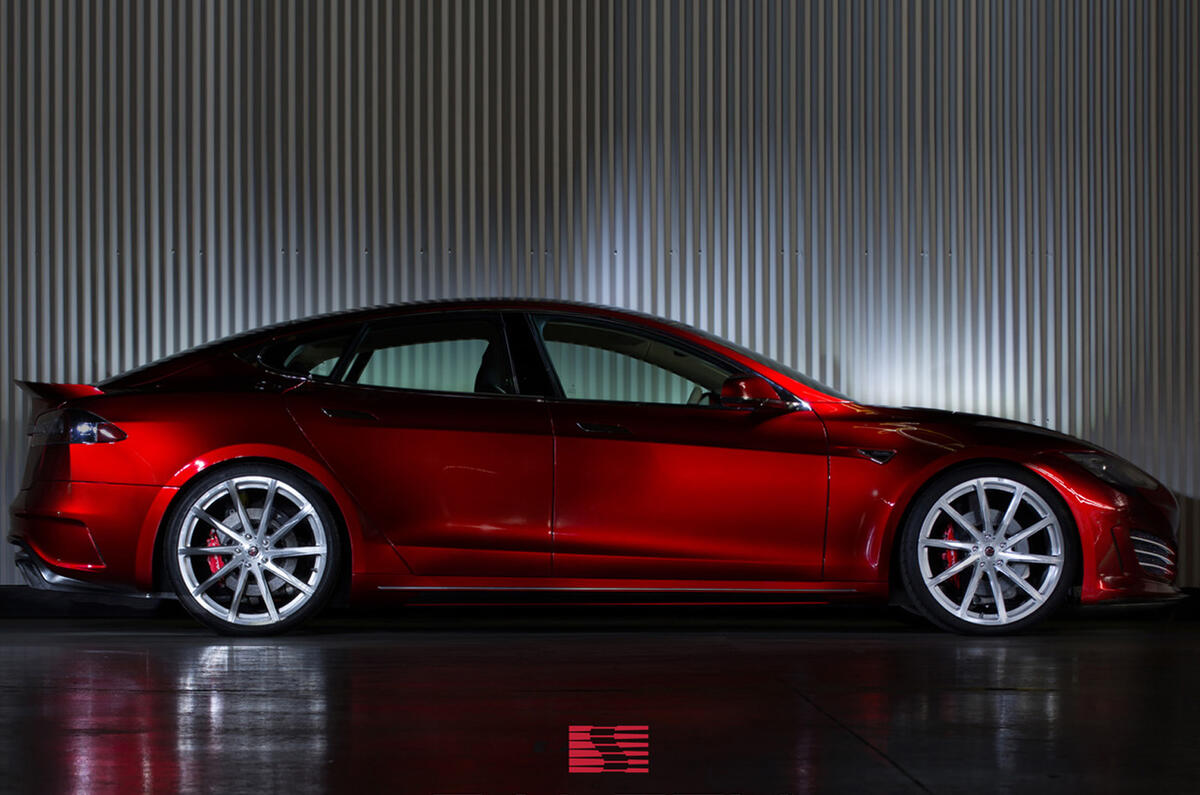 Saleen unveils performance electric vehicle based on Tesla Model S ...