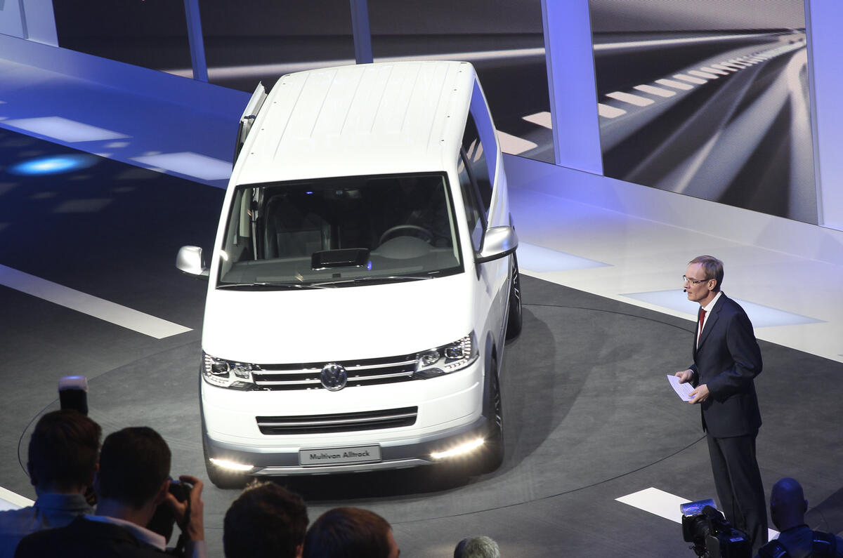 Four-wheel drive VW Transporter 'Alltrack' revealed | Autocar