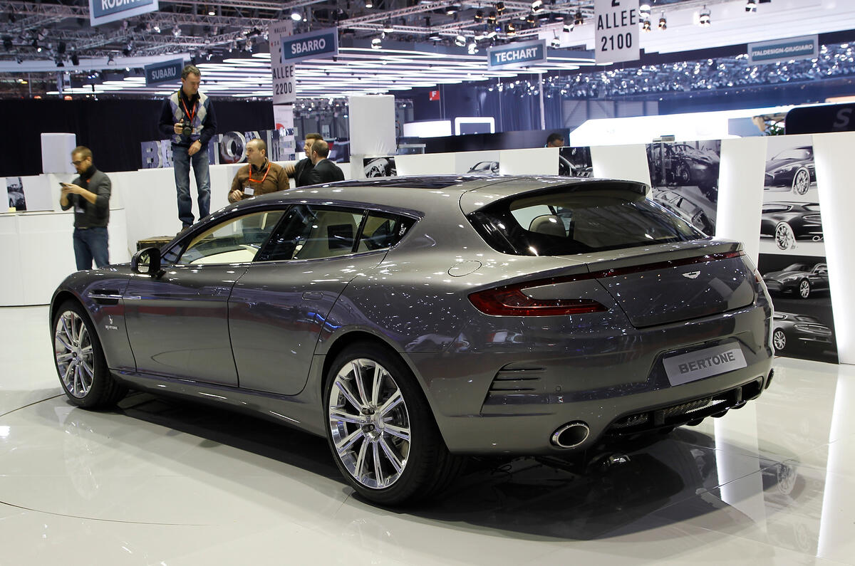 Geneva motor show 2013: Bertone Jet 2+2 Aston Martin Rapide shooting ...