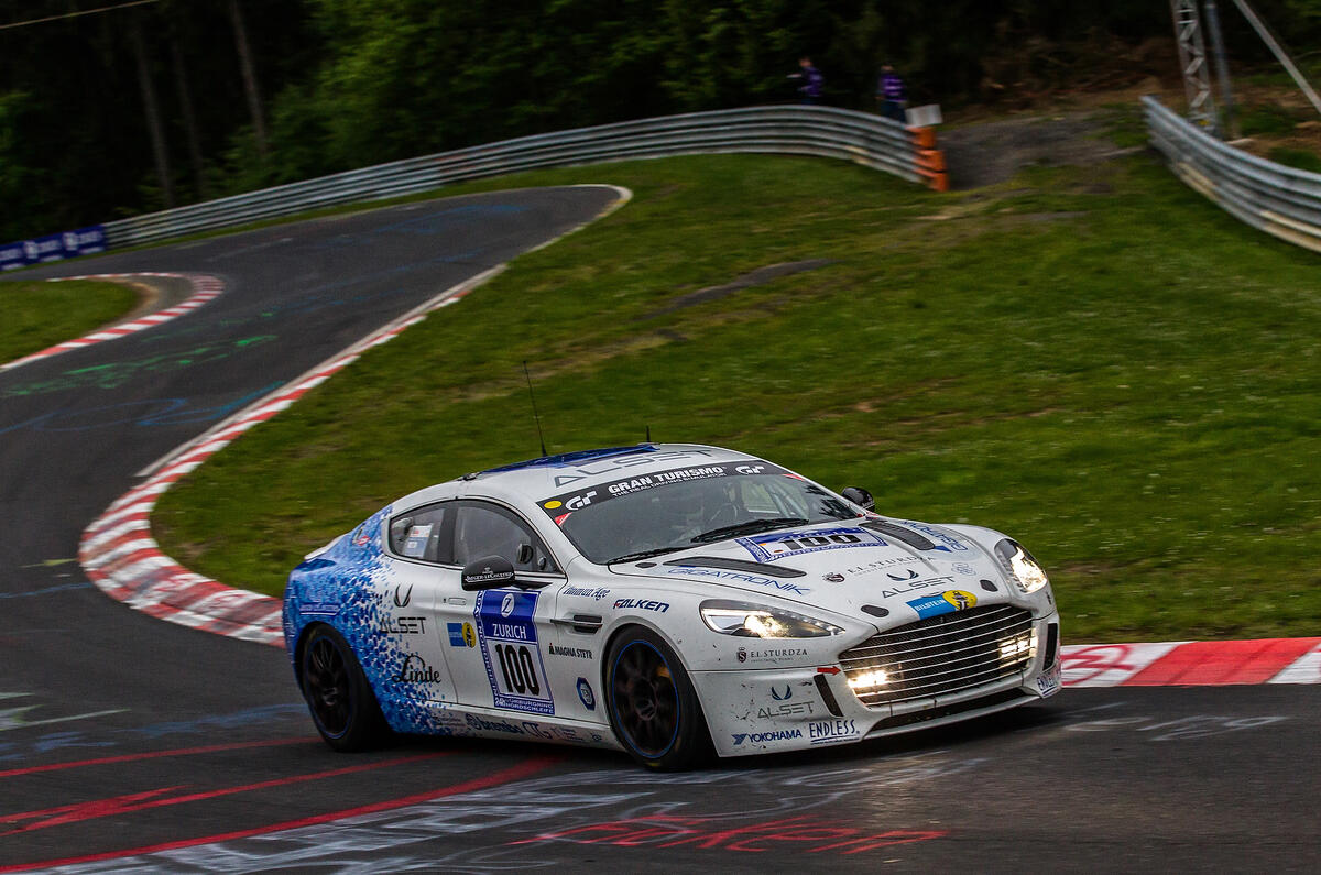 Hydrogen-powered Aston Martin completes Nürburgring 24 hours