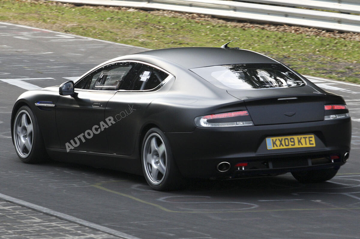 Aston Rapide racer spied | Autocar