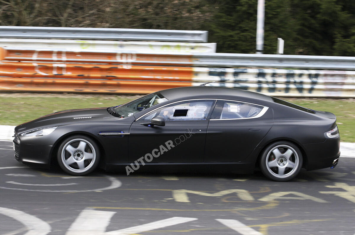 Aston Rapide racer spied | Autocar