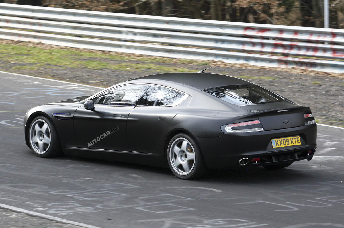 Aston Rapide racer spied | Autocar