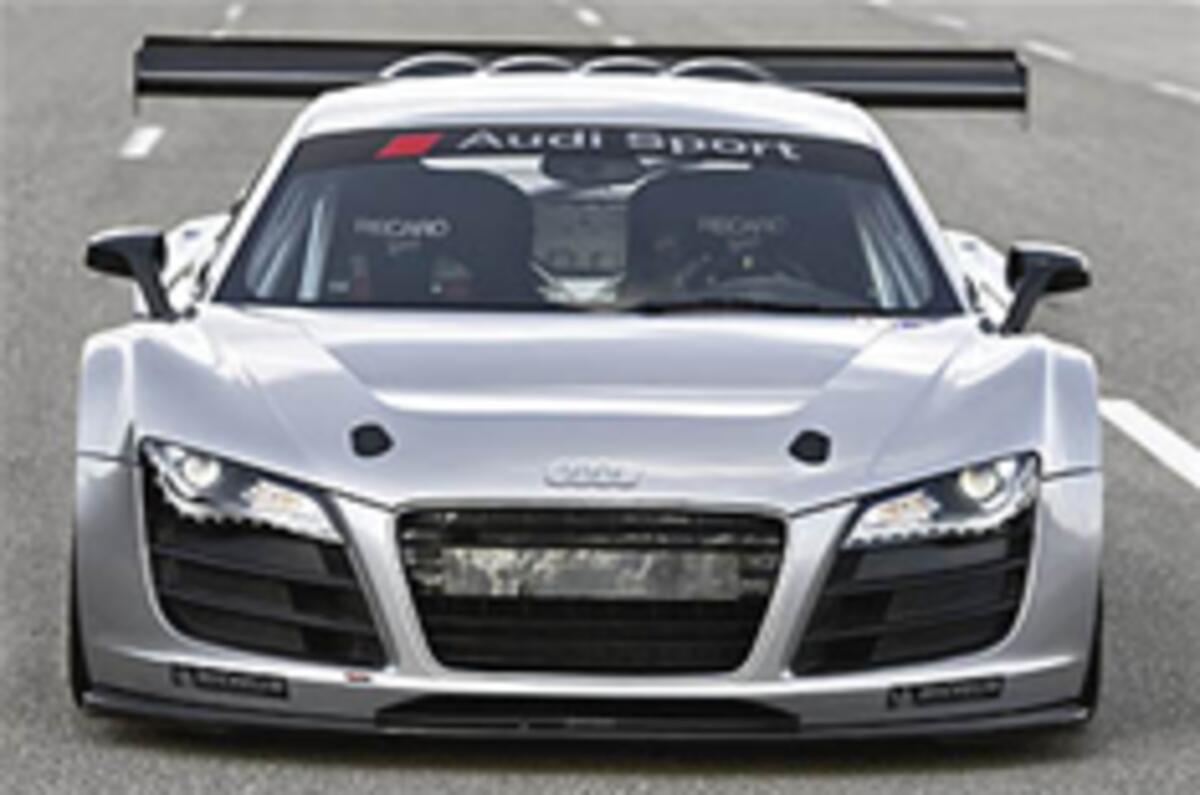 Audi R8 takes to the track | Autocar