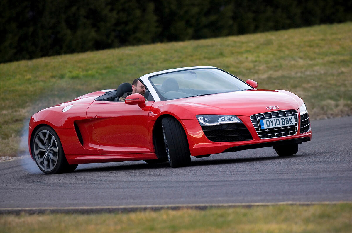 Audi R8 Red Convertible