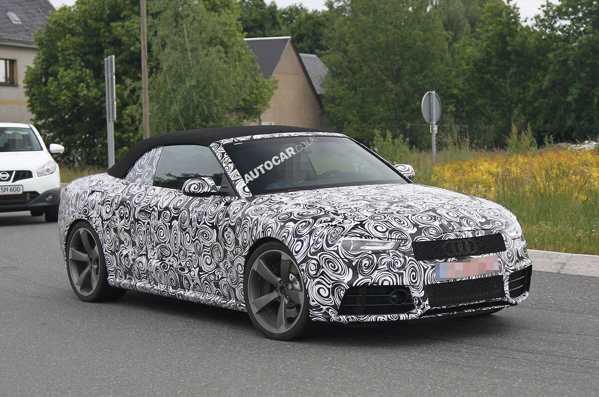 Audi RS5 convertible spied | Autocar