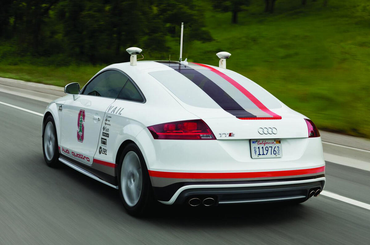 Audi's autonomous TT racer | Autocar