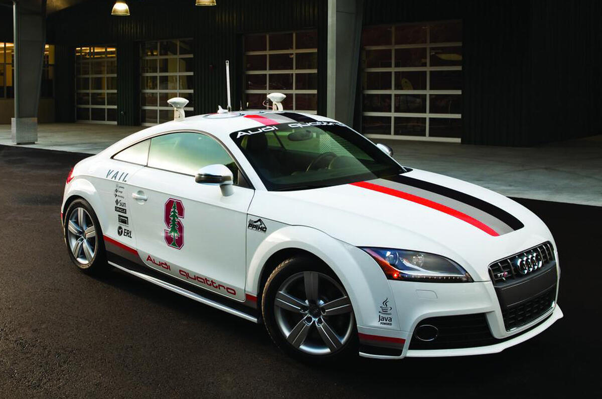 Audi's autonomous TT racer | Autocar