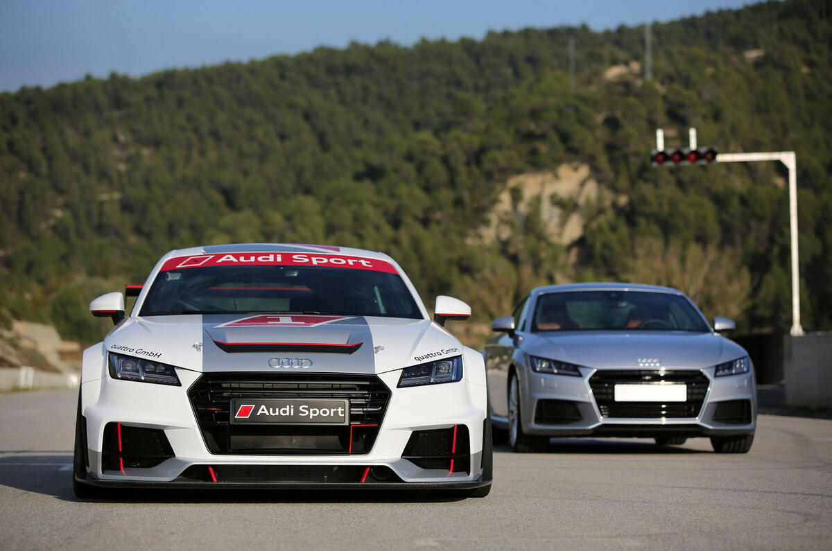 Audi unleashes racing version of the new TT | Autocar