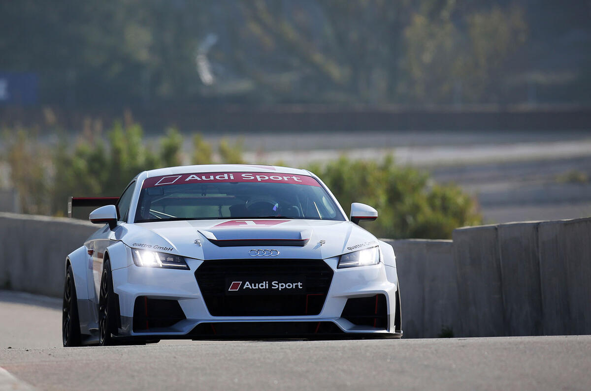 Audi unleashes racing version of the new TT | Autocar