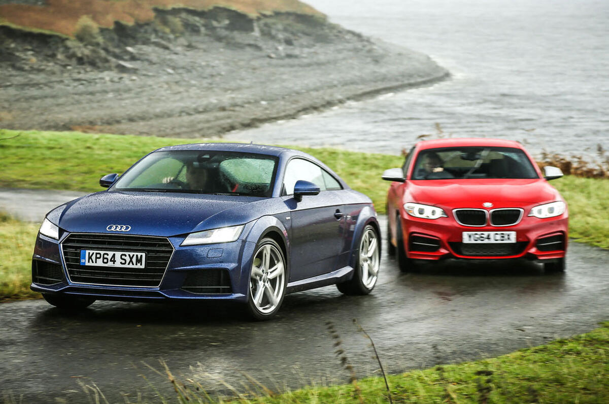 Comparison: new Audi TT versus BMW M235i | Autocar