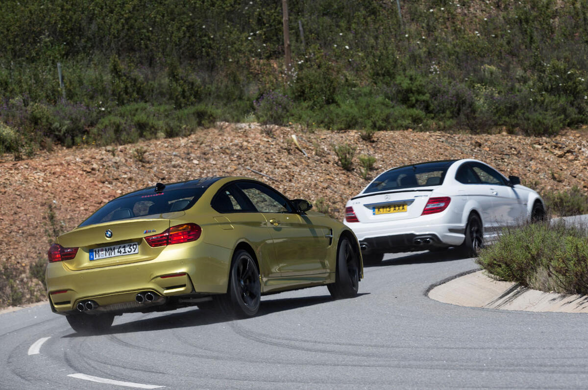 Comparison: new BMW M4 vs Mercedes-Benz C63 AMG | Autocar