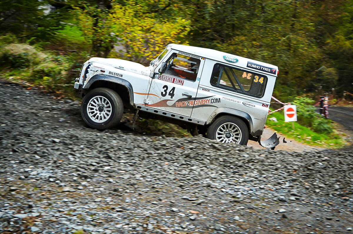 Rallying in the Land Rover Defender Challenge - picture special