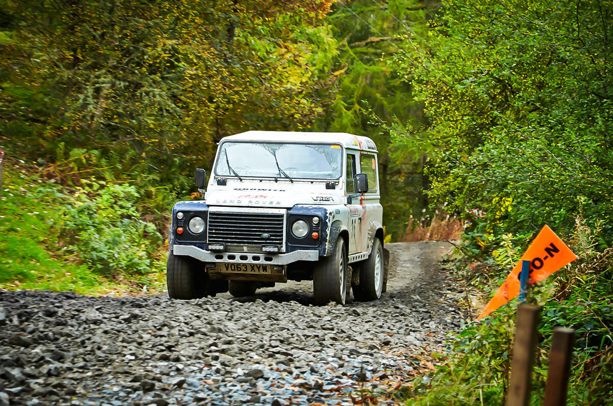 Rallying in the Land Rover Defender Challenge - picture special