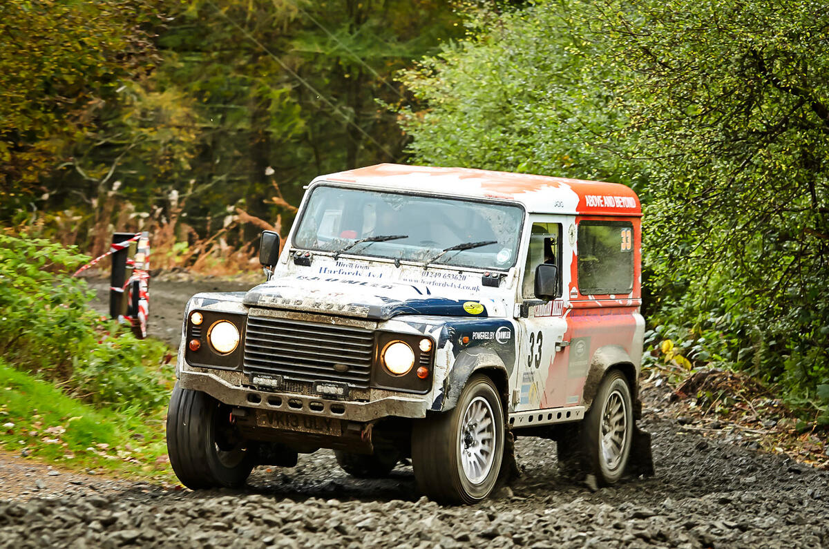 Rallying in the Land Rover Defender Challenge - picture special