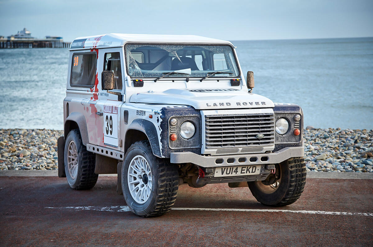 Rallying in the Land Rover Defender Challenge - picture special