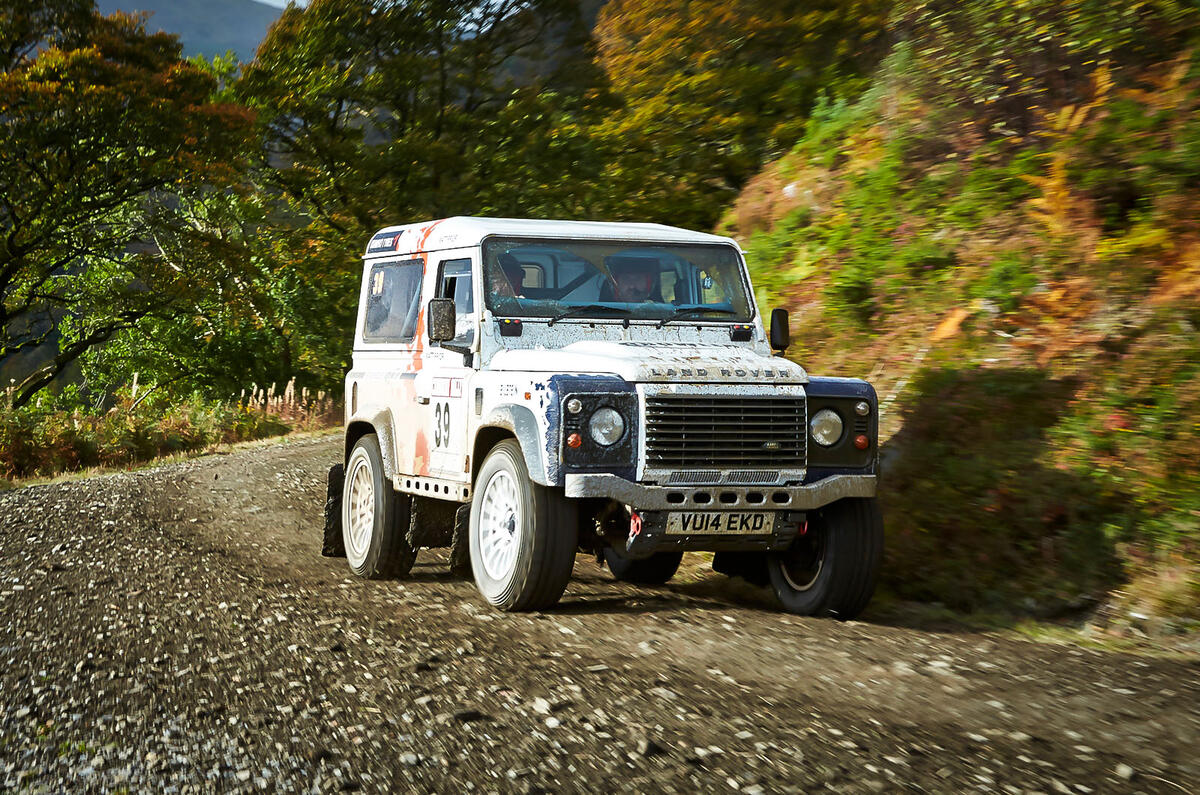 Rallying in the Land Rover Defender Challenge - picture special