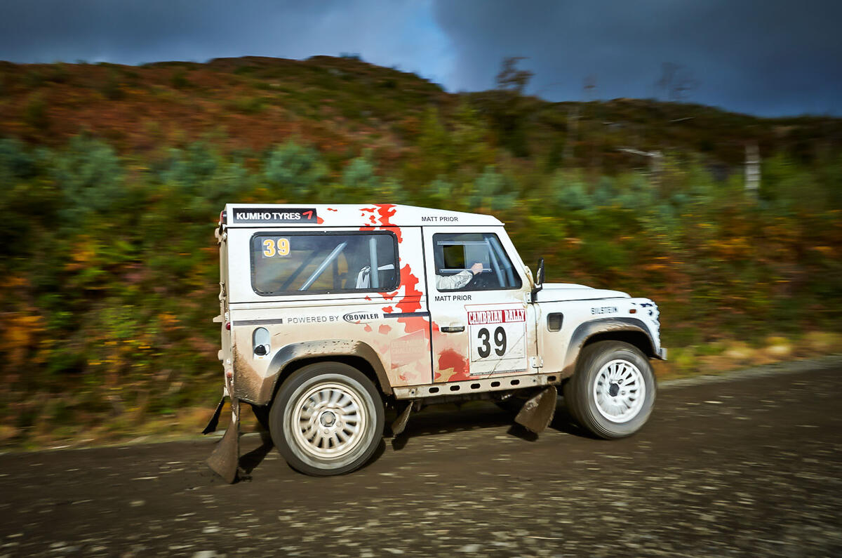 Rallying in the Land Rover Defender Challenge - picture special