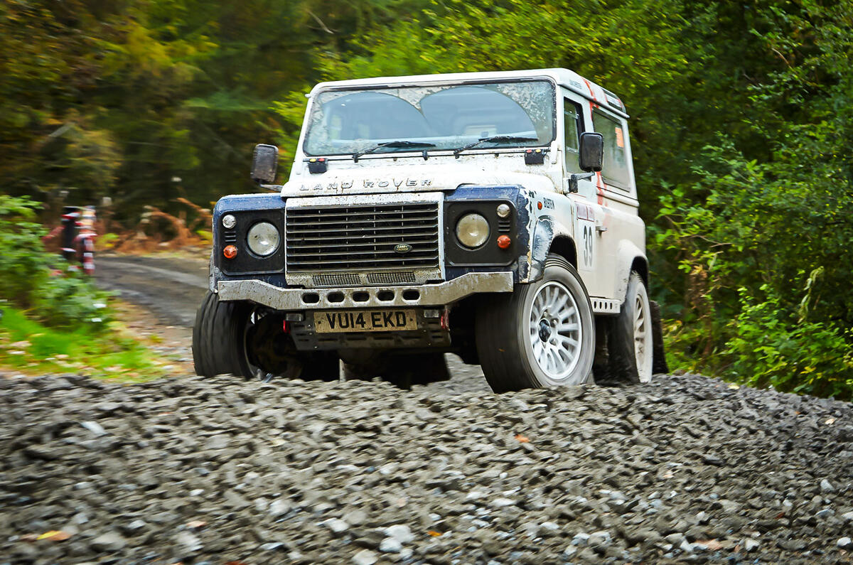 Rallying in the Land Rover Defender Challenge - picture special