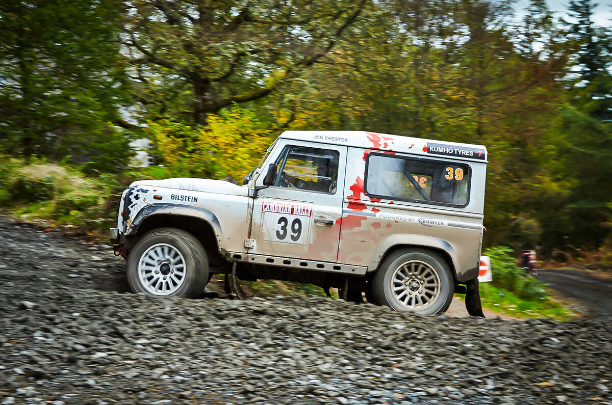 Rallying in the Land Rover Defender Challenge - picture special