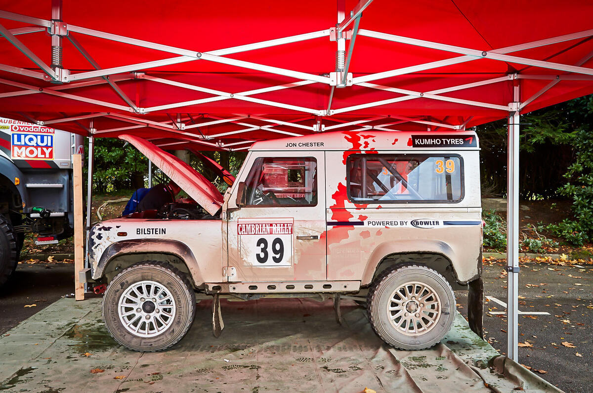 Rallying in the Land Rover Defender Challenge - picture special