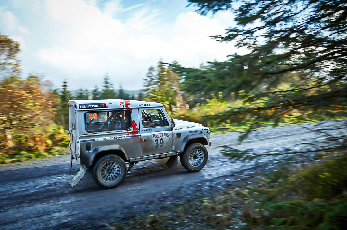 Rallying in the Land Rover Defender Challenge - picture special