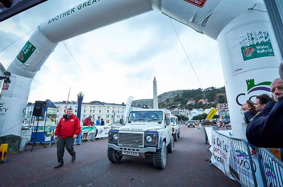 Rallying in the Land Rover Defender Challenge - picture special