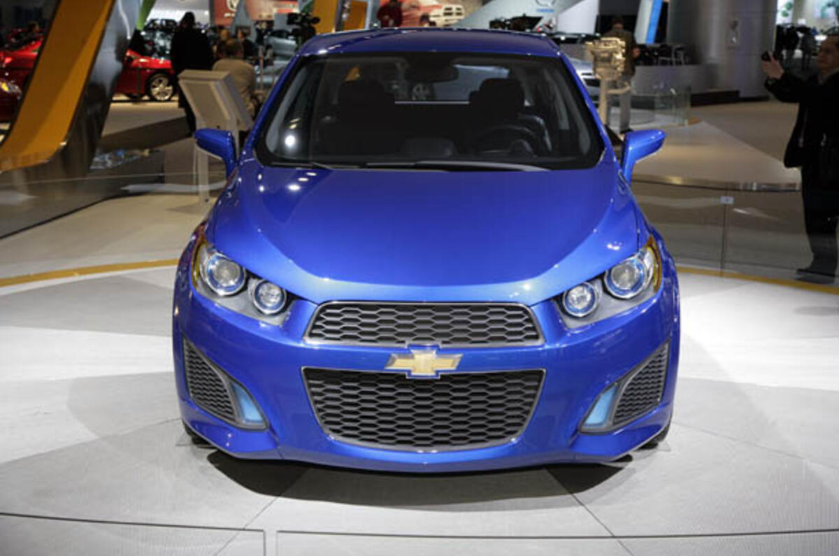 Hot Chevrolet Aveo RS at Detroit | Autocar