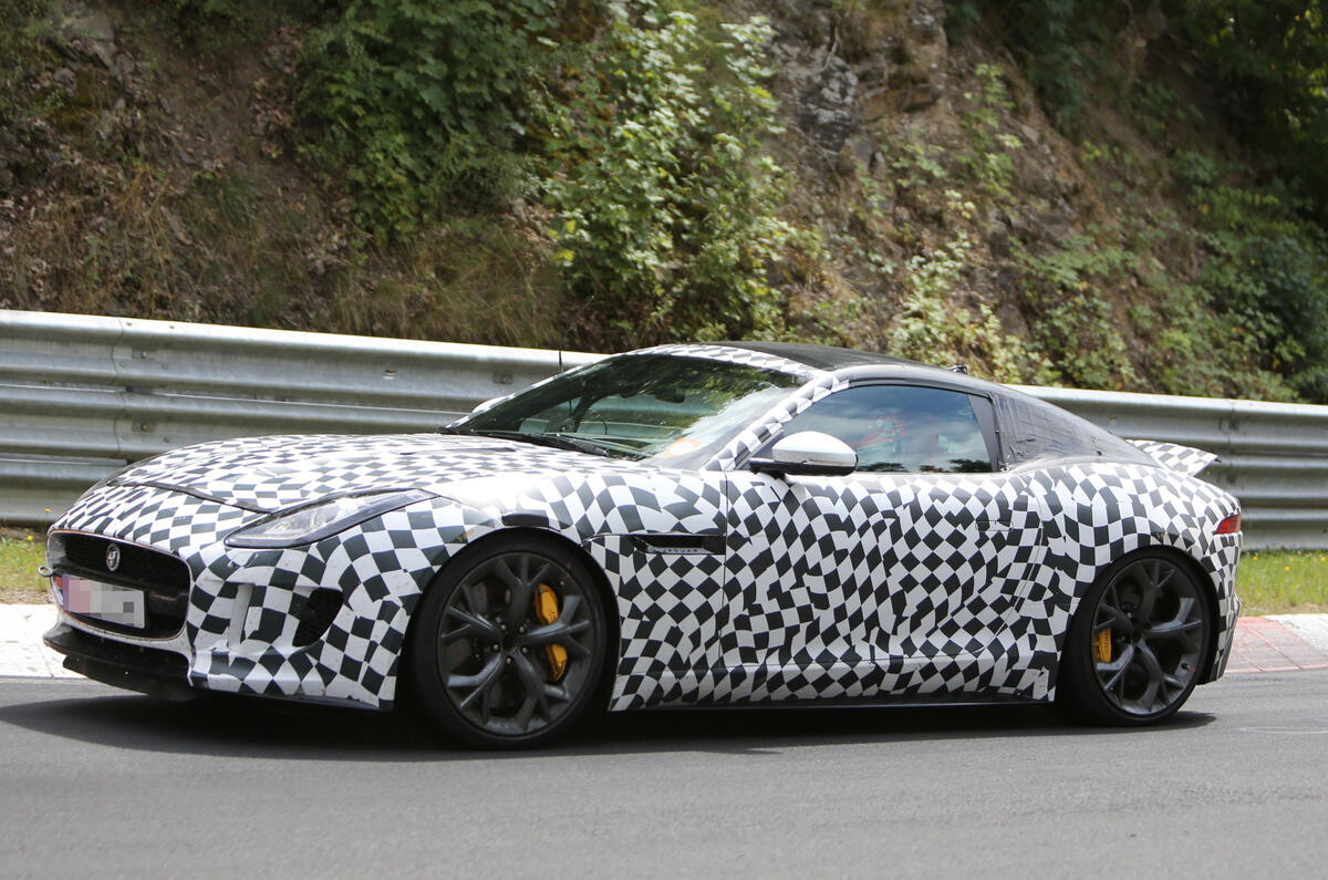 Jaguar F-type R coupe spotted | Autocar