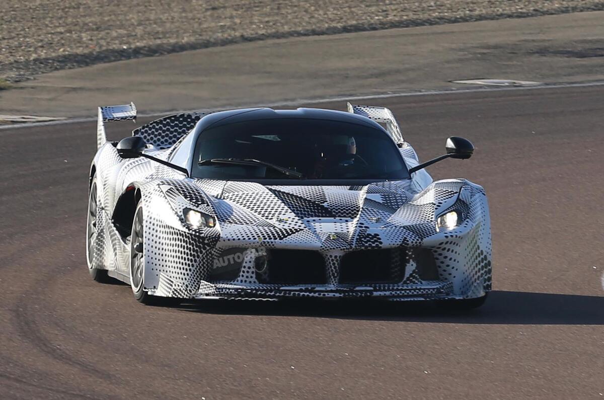 Hard-core LaFerrari XX spotted testing ahead of 2015 launch | Autocar