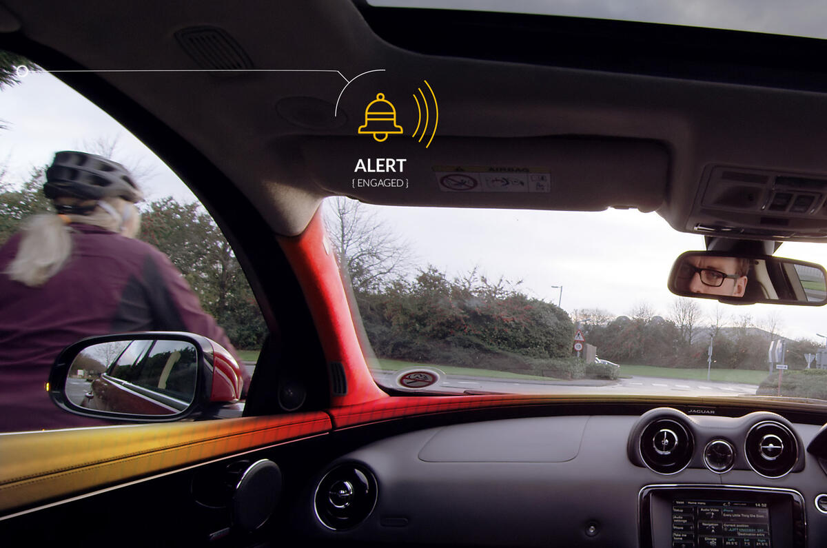 New JLR safety technology to prevent bike collisions | Autocar