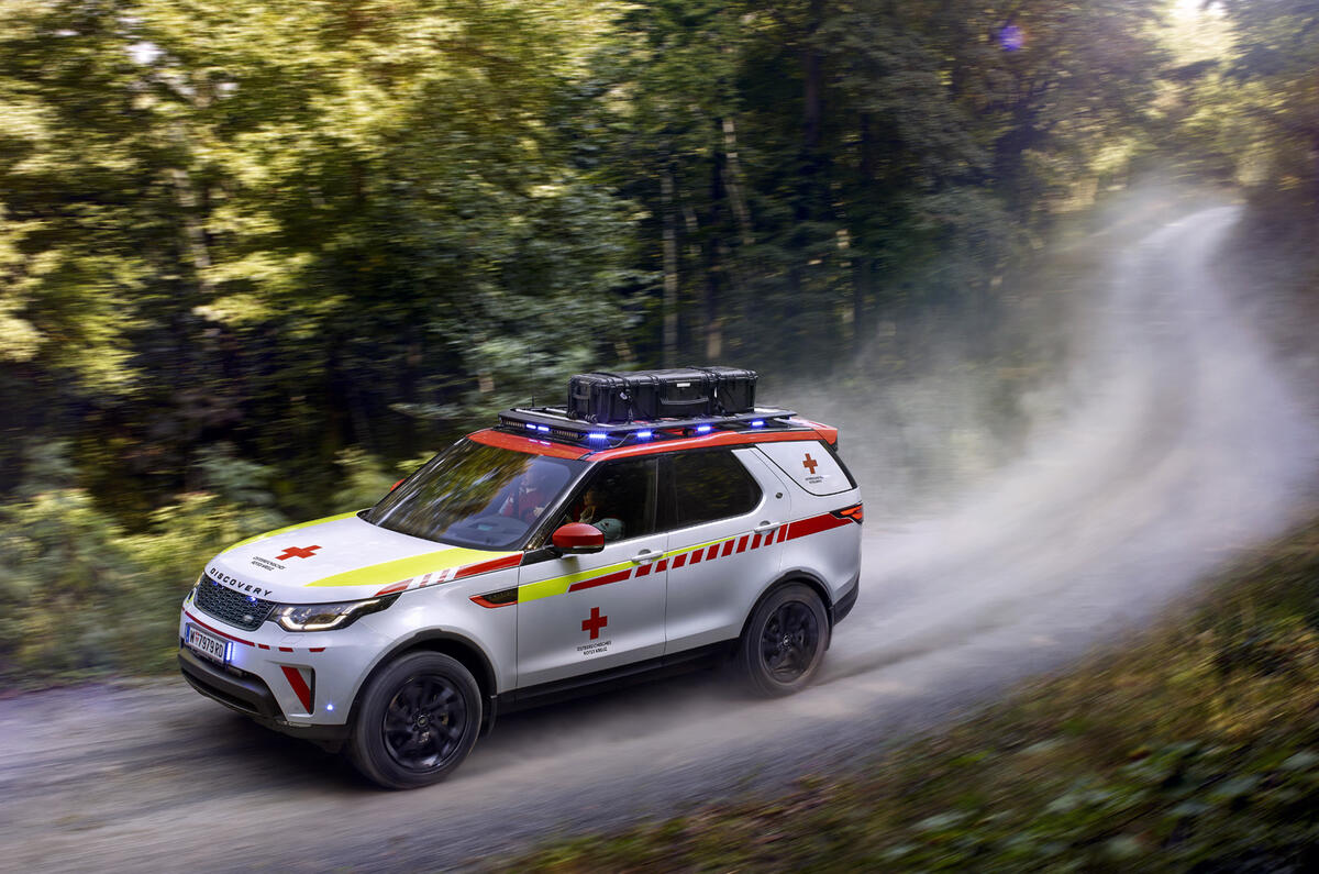 Land Rover SVO creates bespoke Red Cross Discovery | Autocar