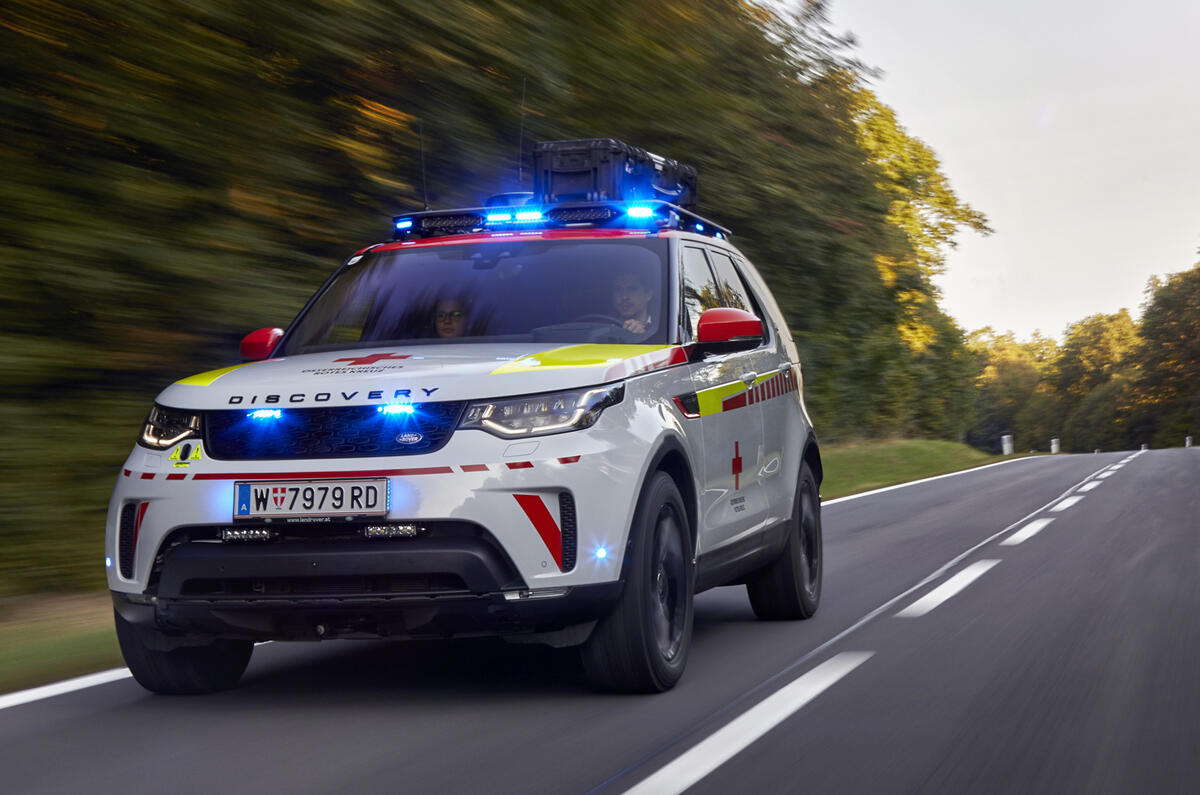 Land Rover SVO creates bespoke Red Cross Discovery | Autocar