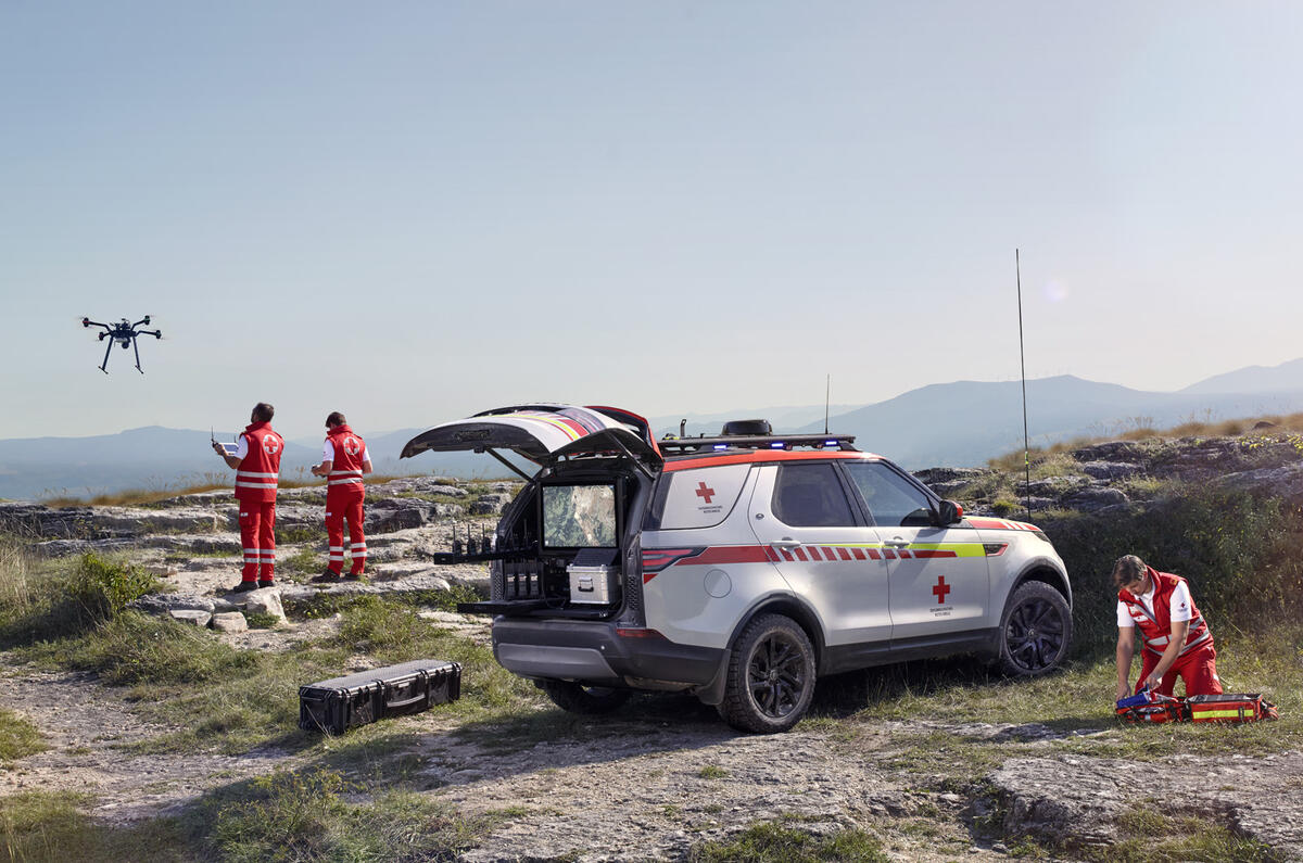 Land Rover SVO creates bespoke Red Cross Discovery | Autocar