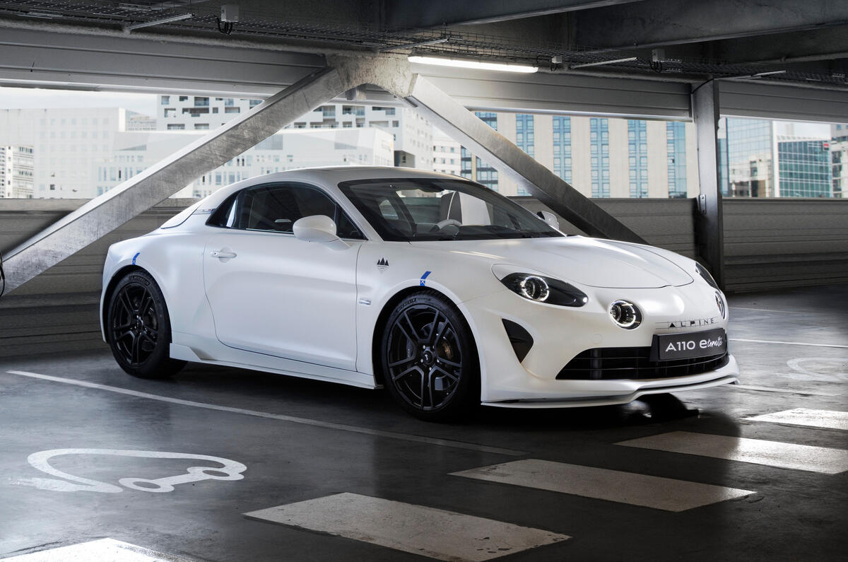 Alpine A110 E-Ternité previews future electric sports car | Autocar