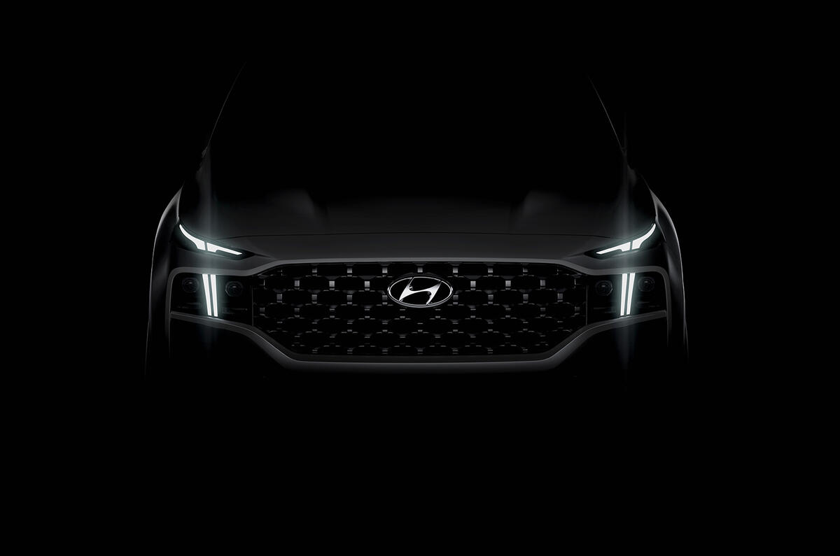 Hyundai previews heavily redesigned Santa Fe SUV | Autocar