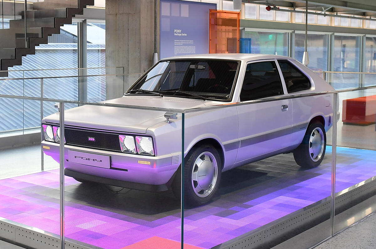 Hyundai reinvents original Pony as slick retro tribute | Autocar