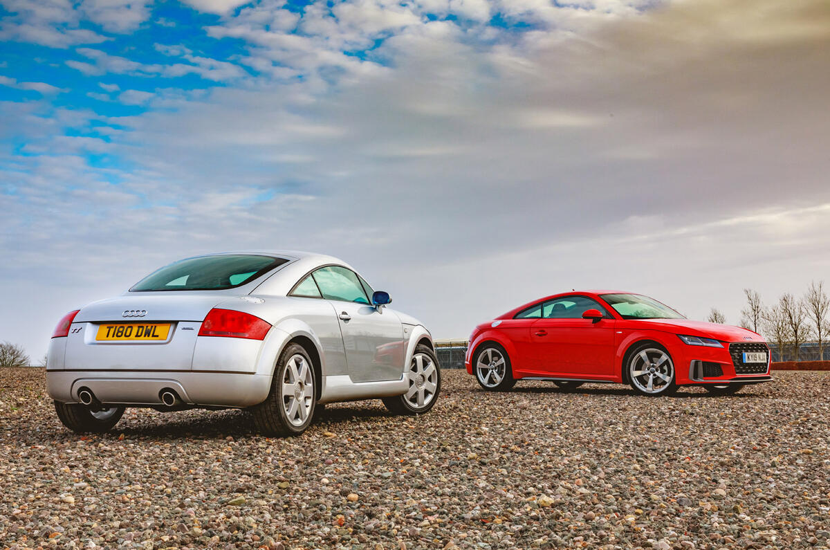 End of an era: Original 1998 Audi TT vs current Mk3 | Autocar