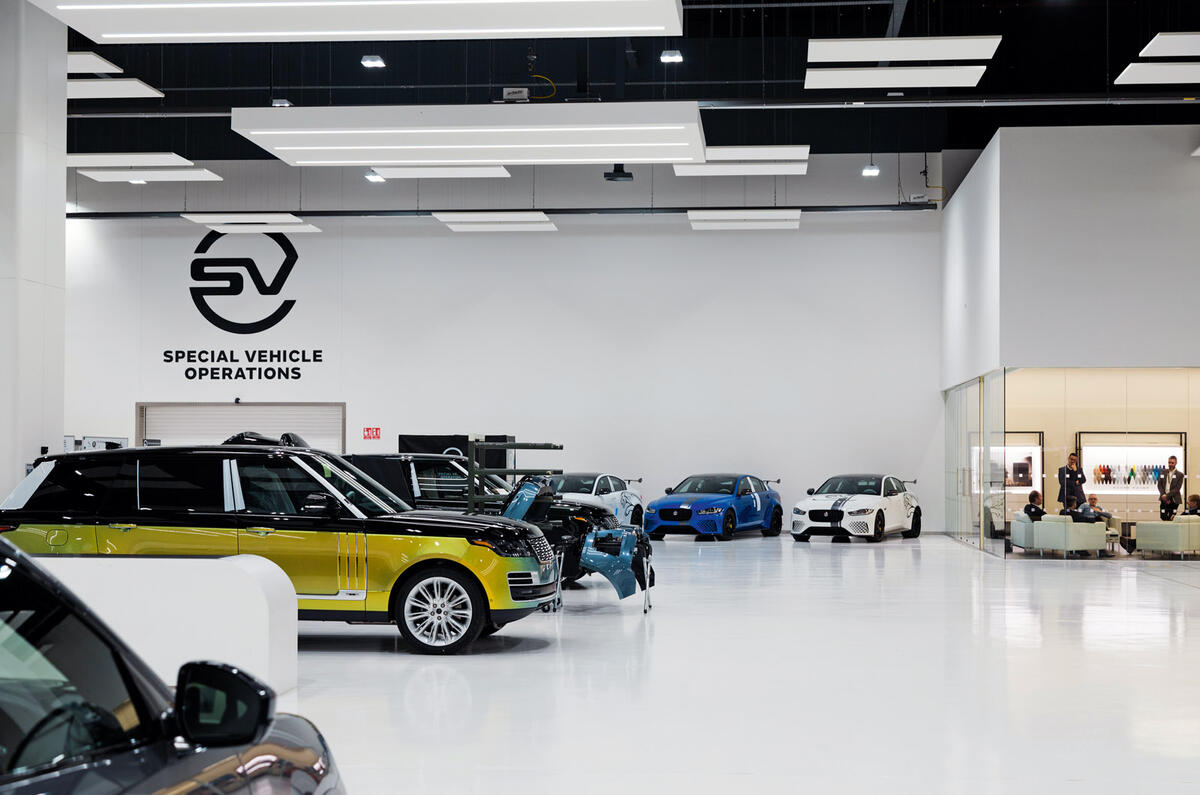 Behind the scenes at Jaguar Land Rover's Special Vehicle Operations ...