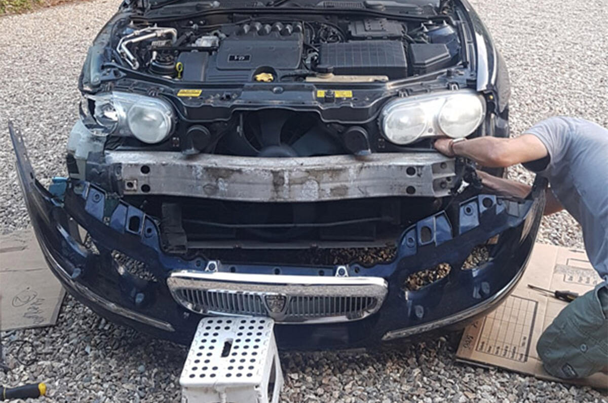 Rover's return: Fixing a written-off Rover 75 | Autocar