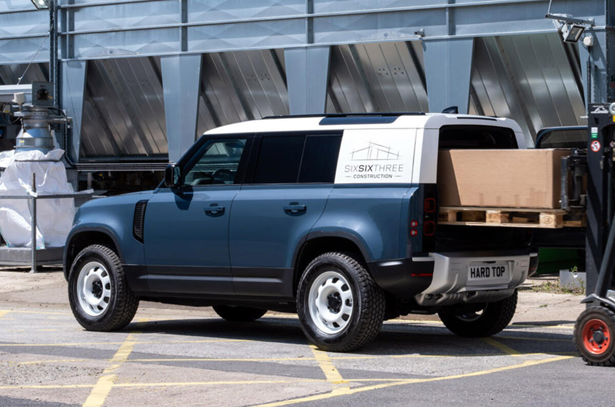 Land Rover Defender Hard Top commercial variant goes on sale | Autocar