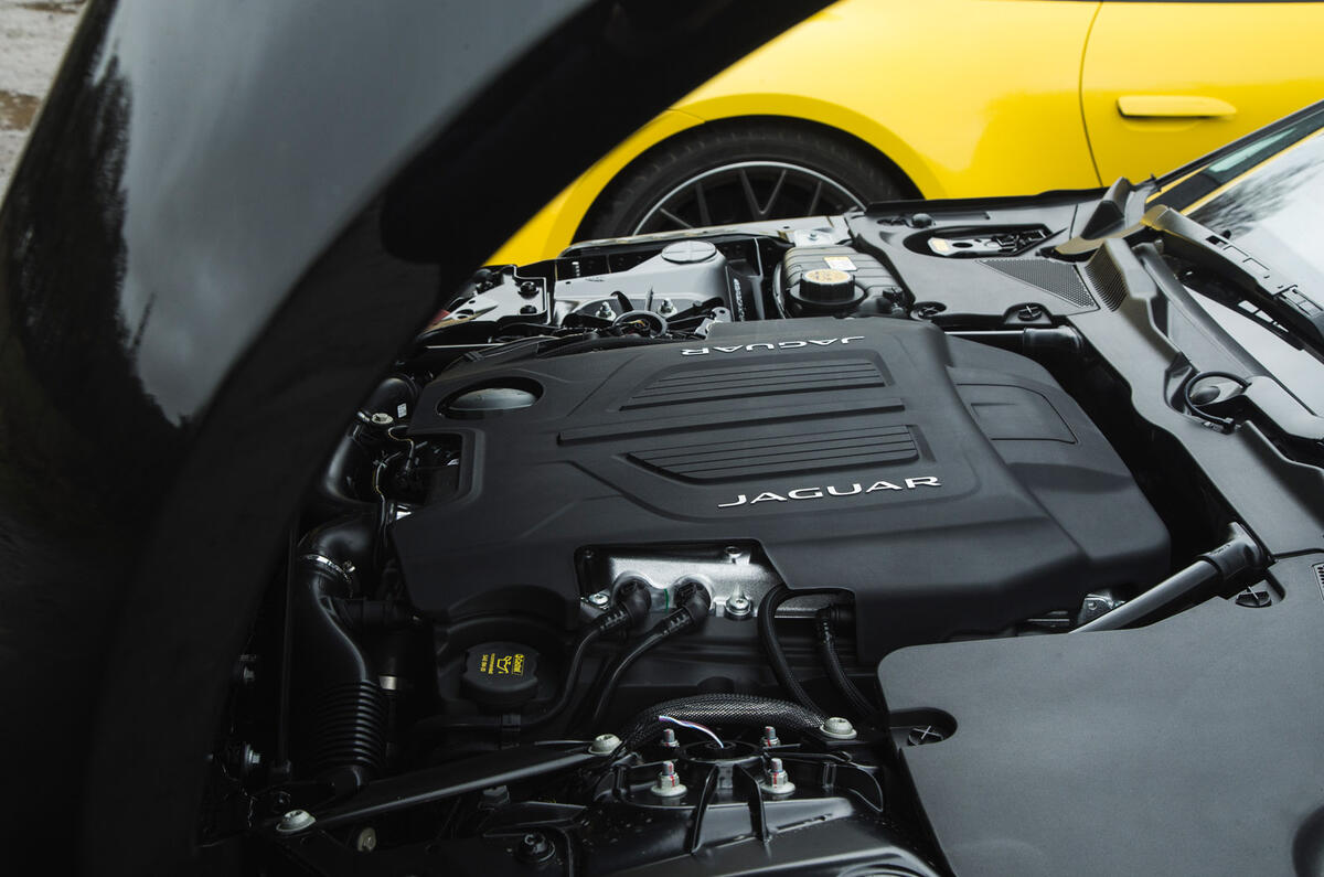 V8 vs flat-six: Jaguar F-Type R battles Porsche 911 | Autocar